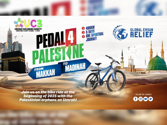 Akef Akbar PEDAL 4 PALESTINE - UMRAH FOR ORPHANS | LaunchGood | LaunchGood